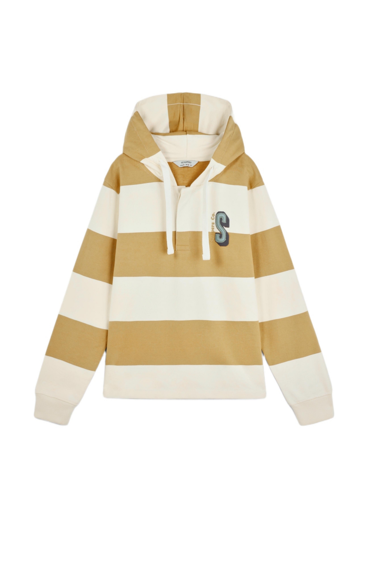 Click here for Scalpers Big Boys Stripesskullhoodie - Mustard prices