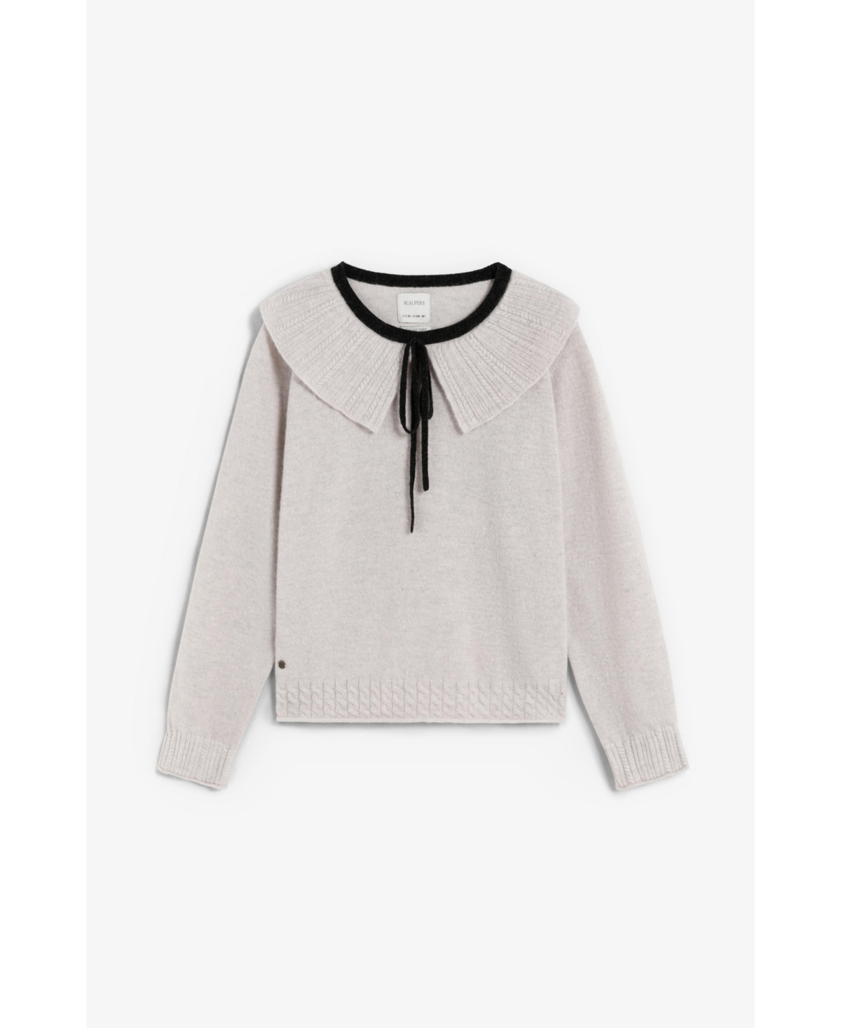 Click here for Scalpers Big Girls Collar Tricot - Brown overflow prices