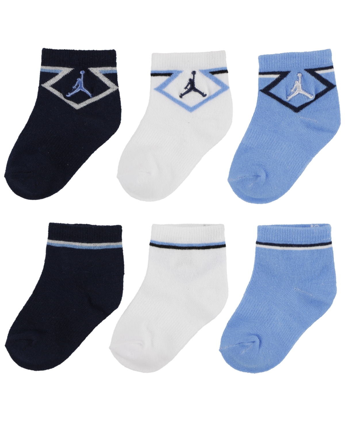 Click here for Jordan Baby Boys Diamond Ankle Socks  3-Pack Set -... prices