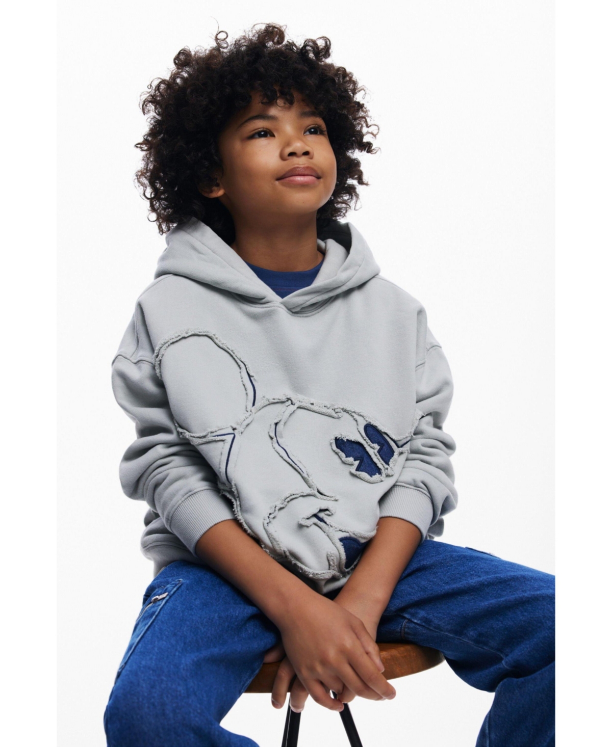 Click here for Desigual Boys Boyss Denim sweatshirt Mickey Mouse... prices