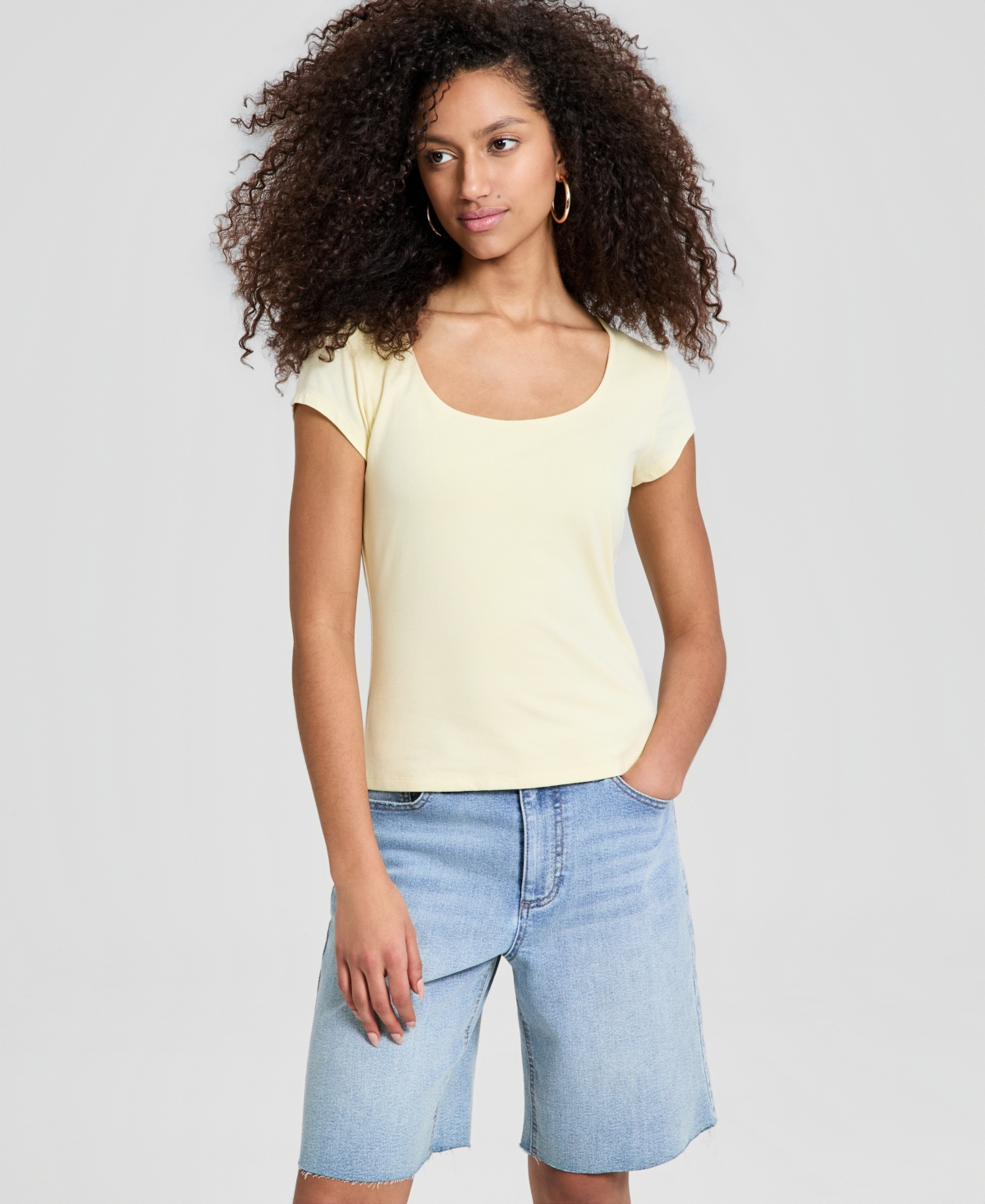 Click here for And Now This Womens Scoop-Neck Short-Sleeve T-Shir... prices