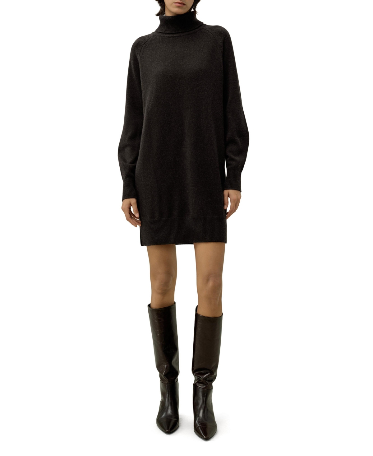 Click here for Lilysilk Womens Wool-Cashmere Turtleneck Sweater D... prices