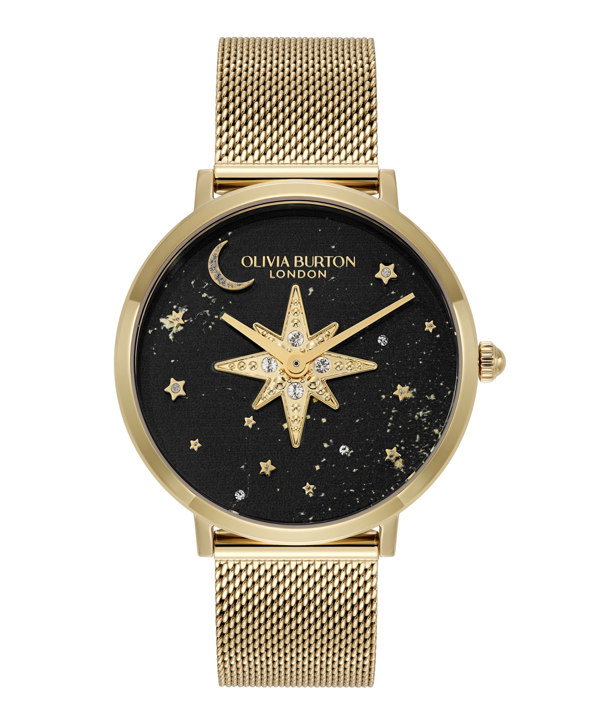 Click here for Olivia Burton Womens Celestial Nova Gold Tone Stai... prices