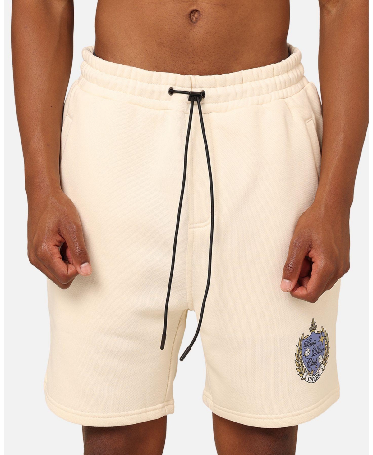 Click here for Carre Mens Dice Club Sweat Shorts Off White prices