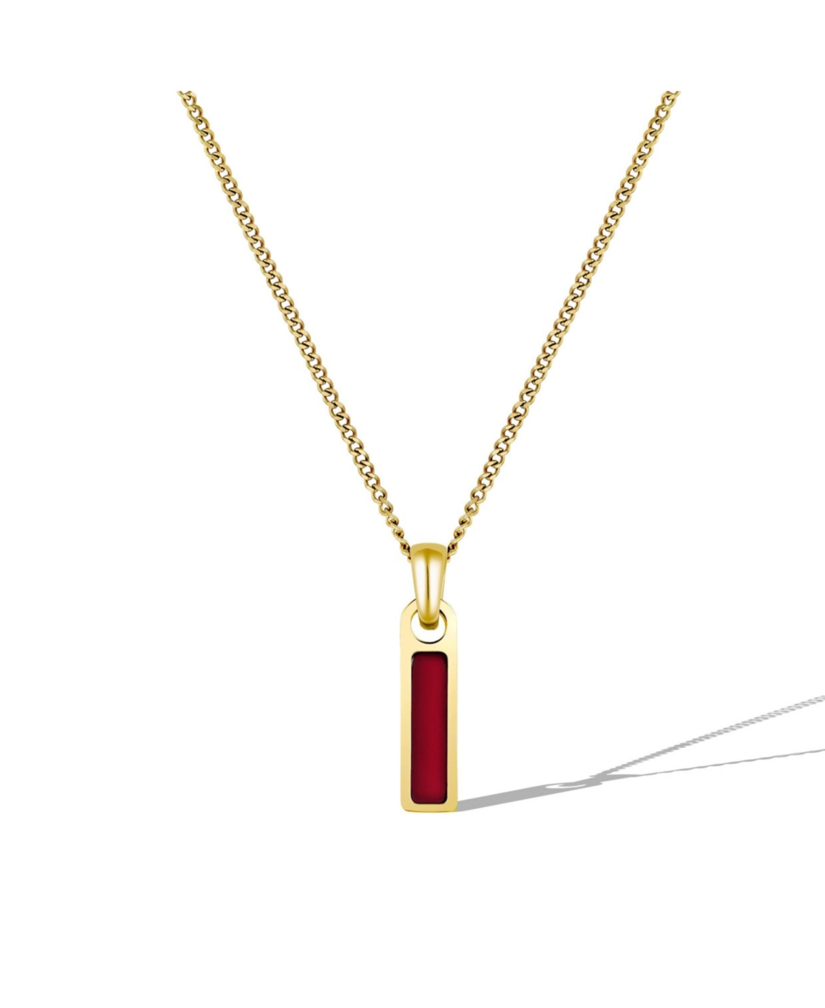 Click here for Vincero Mens Birthstone Tag Necklace – Gold... prices