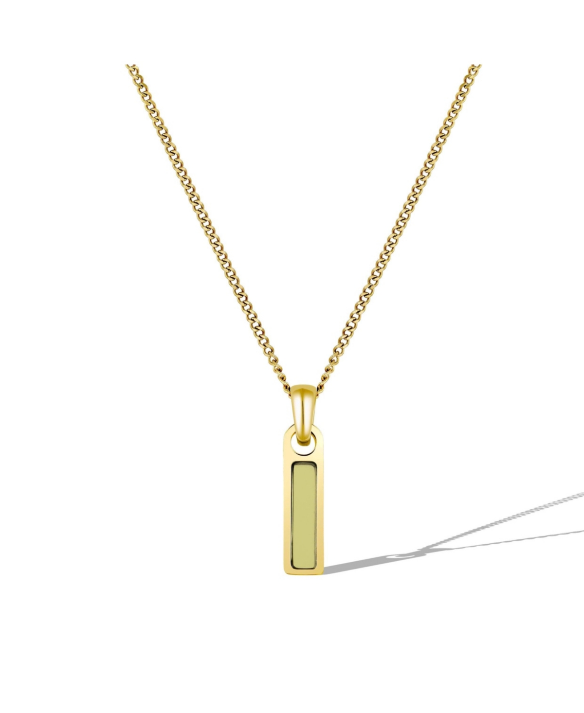 Click here for Vincero Mens Birthstone Tag Necklace – Gold... prices