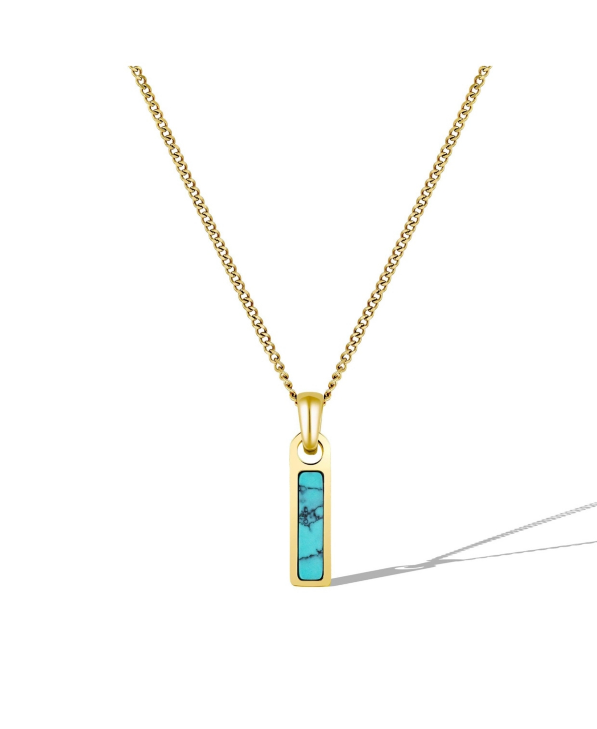 Click here for Vincero Mens Birthstone Tag Necklace â Gold Pend... prices