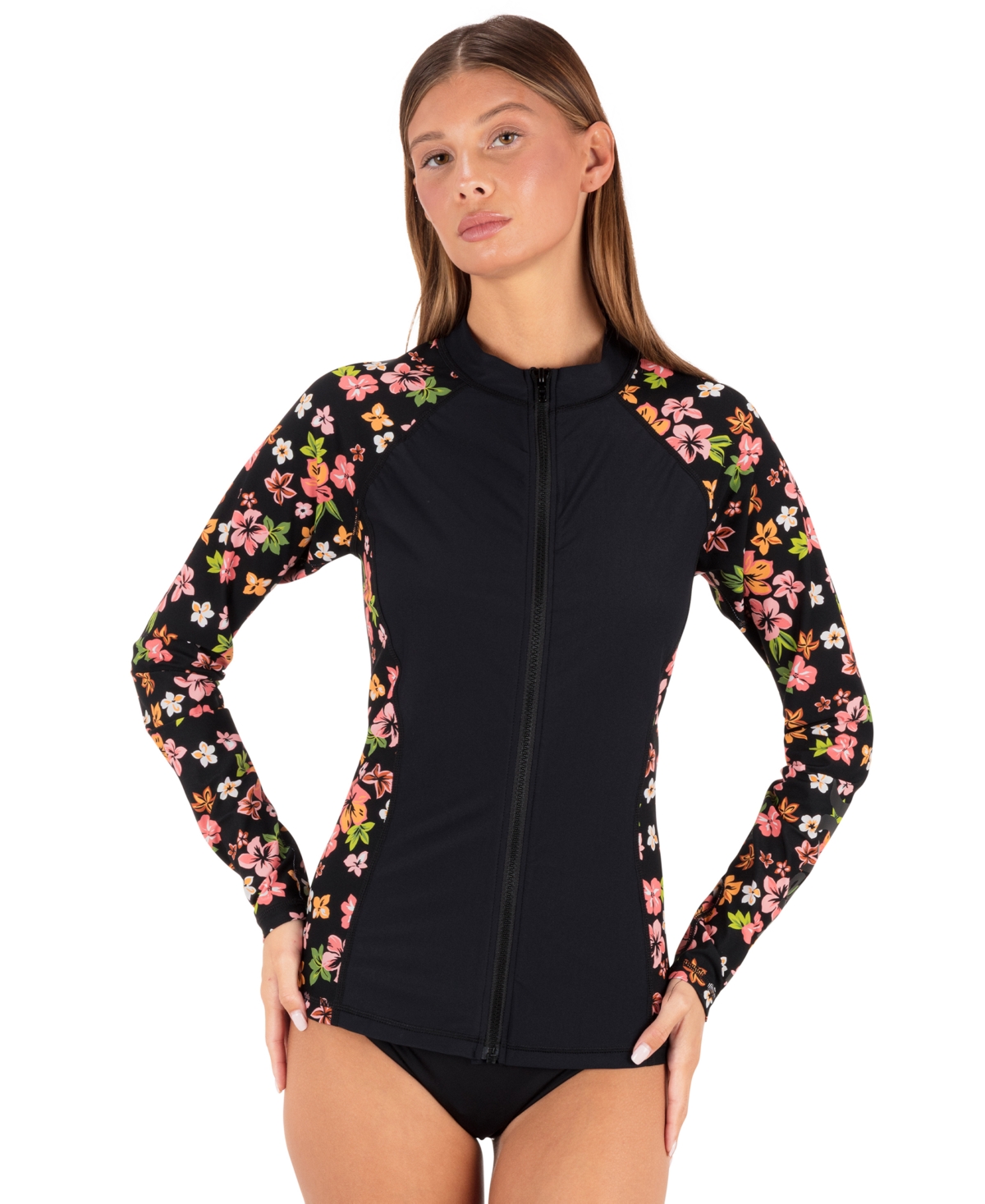 Click here for Hurley Womens Hibiscus Dream Long-Sleeve Rashguard... prices