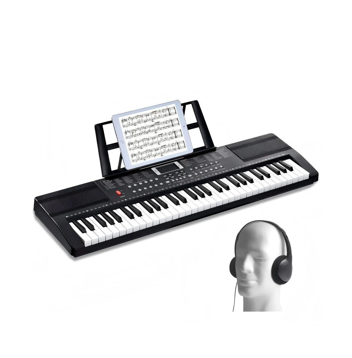Click here for 61 Key Digital Keyboard Piano with Dual Speakers M... prices
