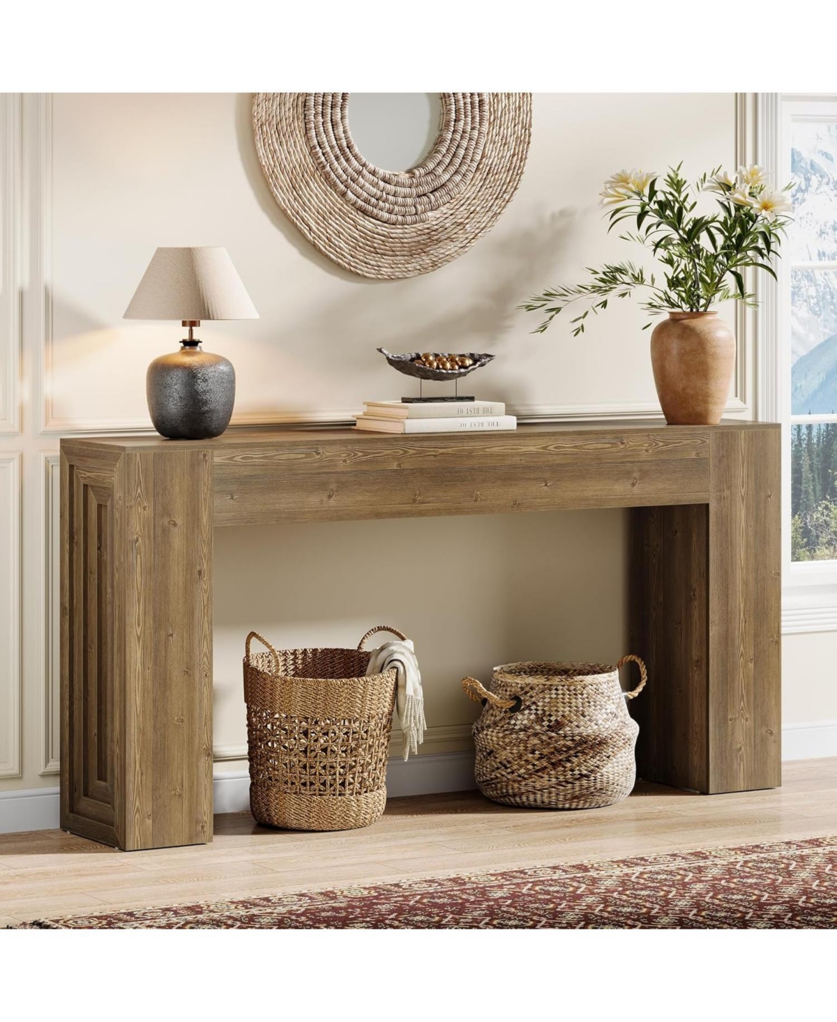 Click here for Tribesigns 63-Inch Long Console Table  Farmhouse N... prices