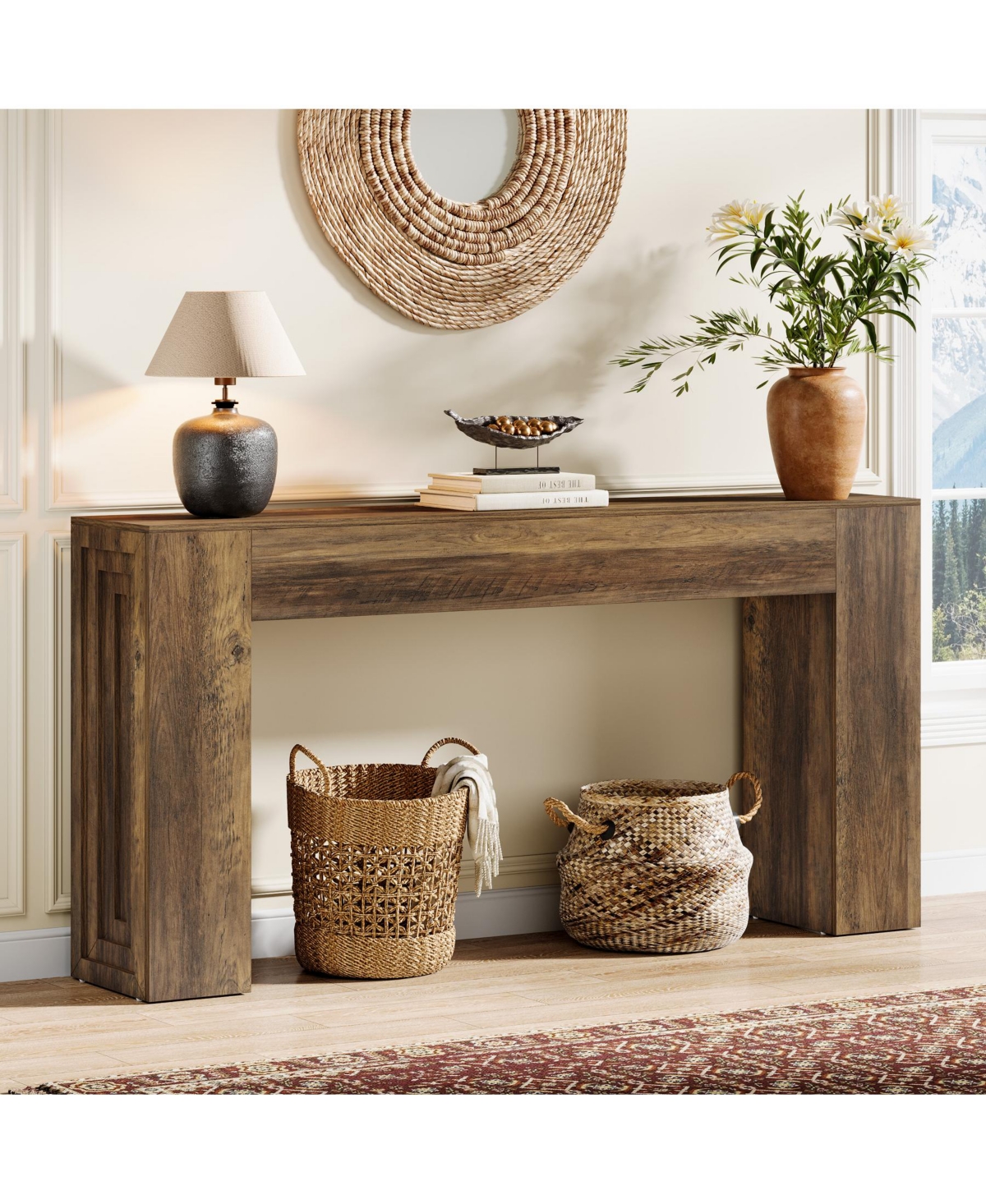 Click here for Tribesigns 63-Inch Long Console Table  Farmhouse N... prices