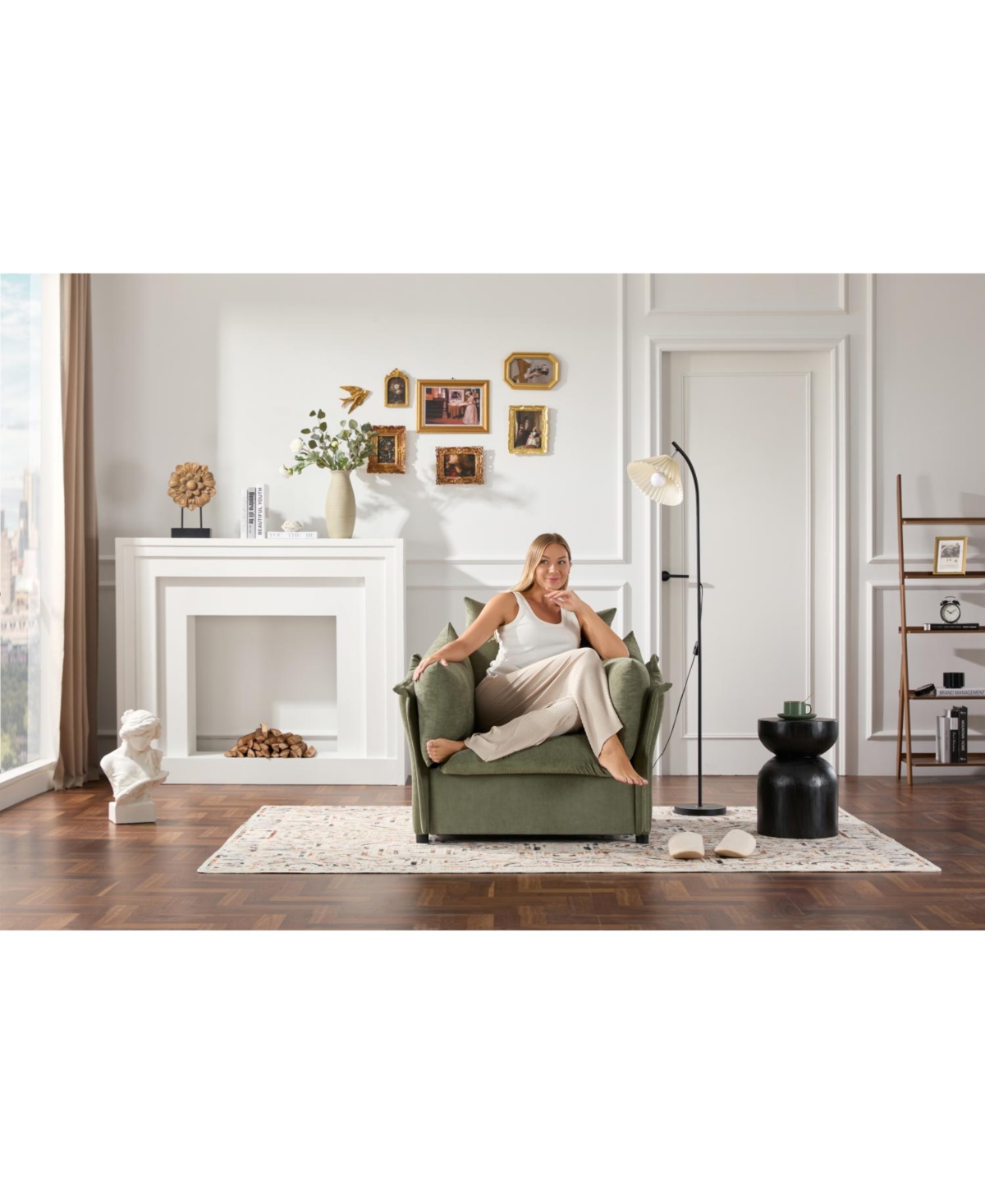 Click here for Streamdale Furniture Modern Style Chenille Oversiz... prices