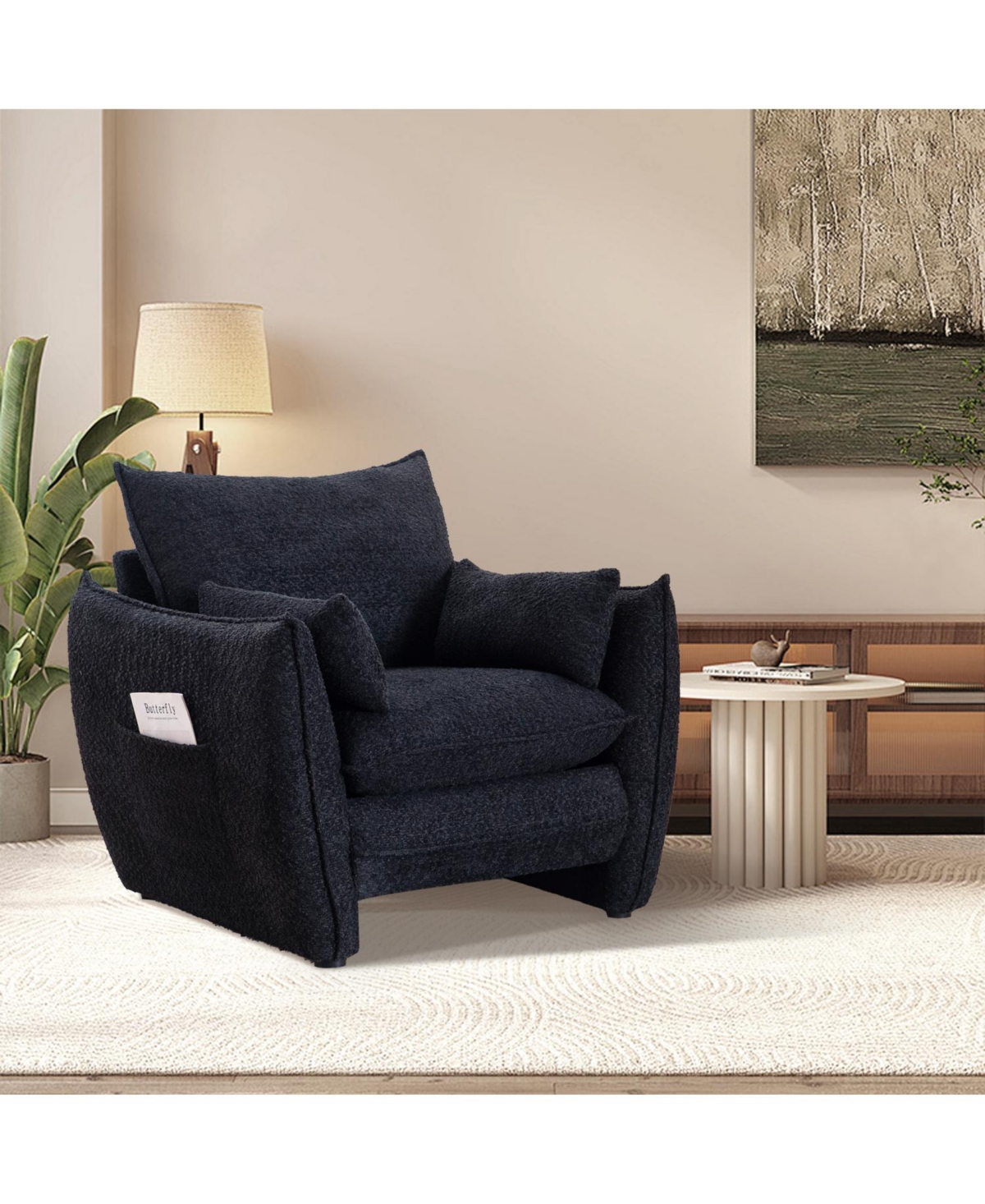 Click here for Streamdale Furniture Sharp-Angle Modern Black Chai... prices