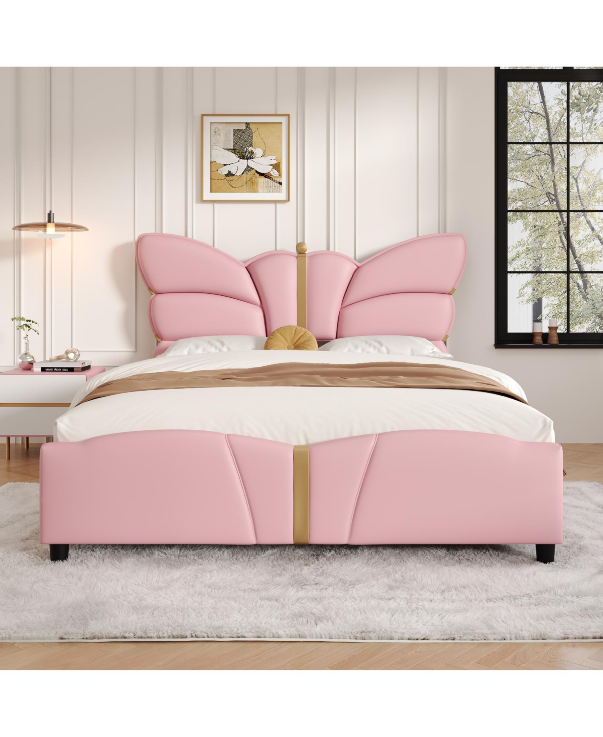 Click here for Streamdale Furniture Queen Upholstered Bed Frame... prices