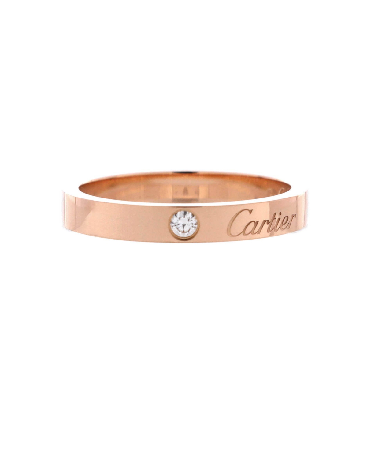 Click here for Pre-Owned Cartier C de Cartier Wedding Band Ring -... prices