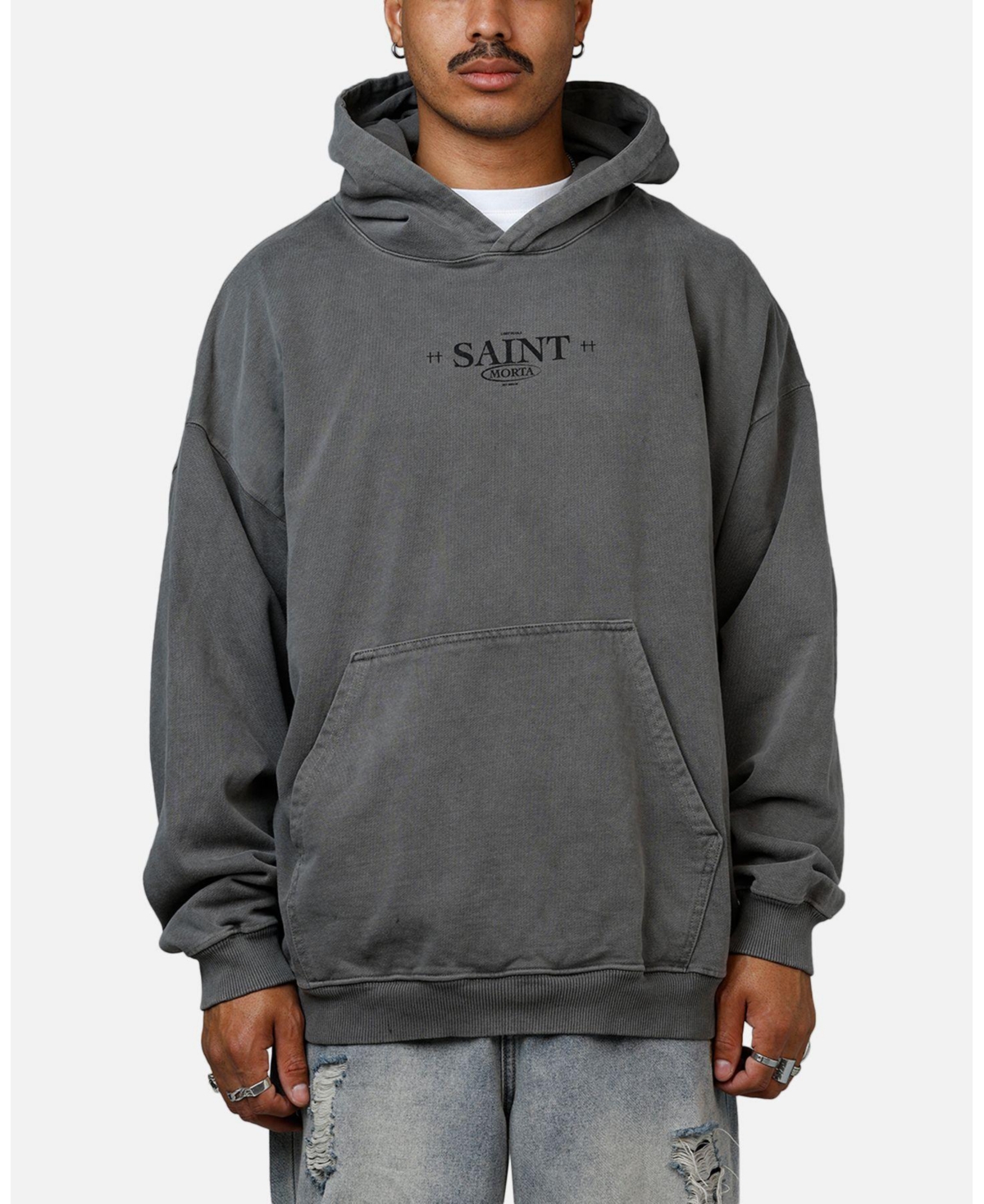 Click here for Saint Morta Mens Lost Souls Premium Hoodie Washed... prices