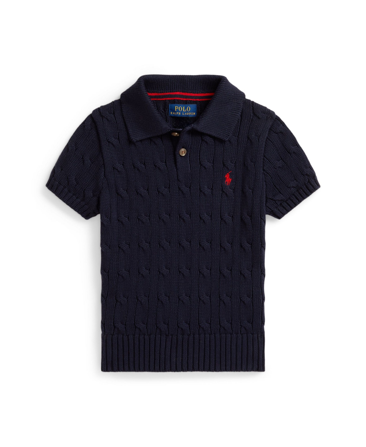 Click here for Polo Ralph Lauren Boys 2-7 Cable-Knit Cotton Polo... prices