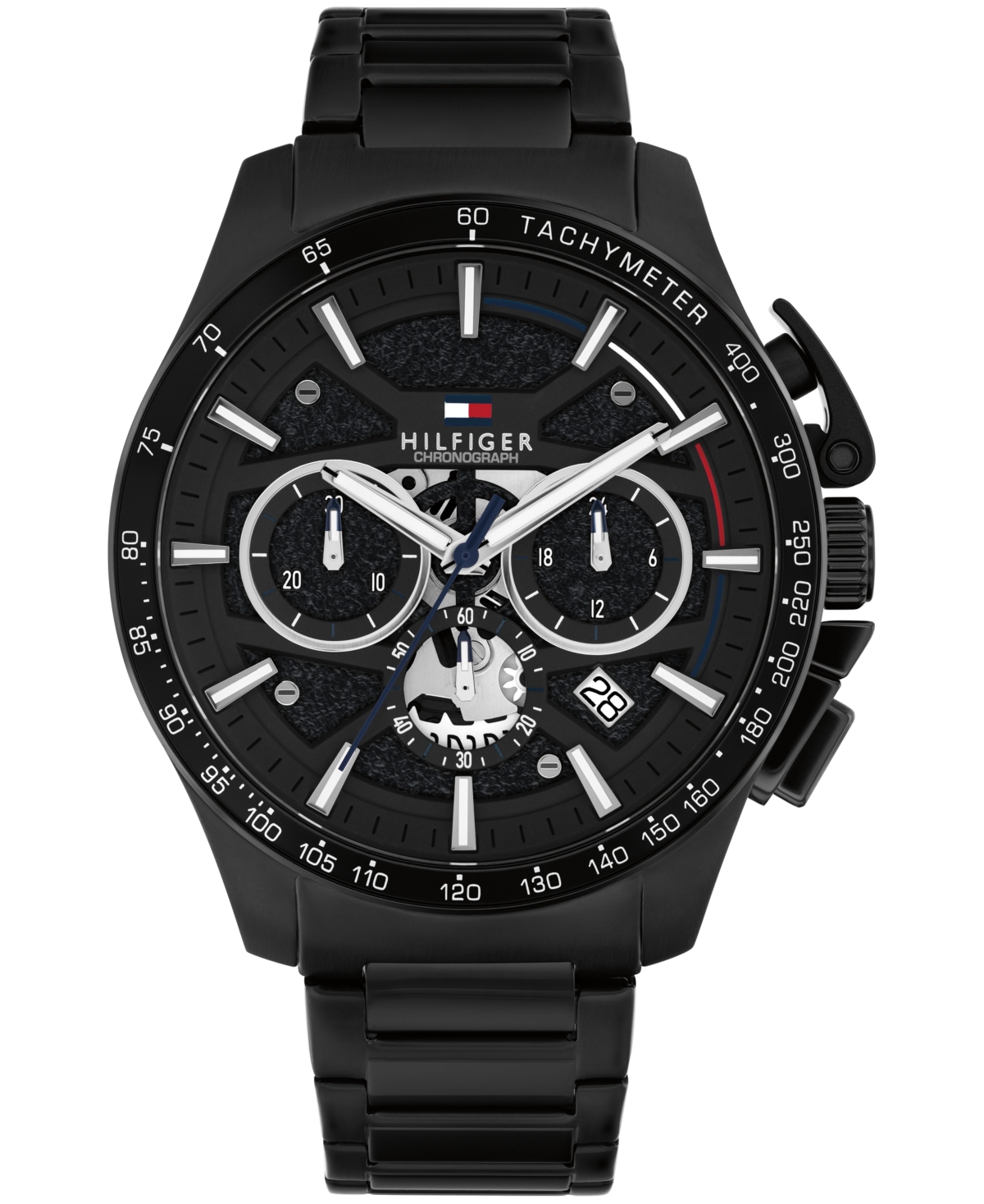 Click here for Tommy Hilfiger Mens Chronograph Ionic Plated Black... prices