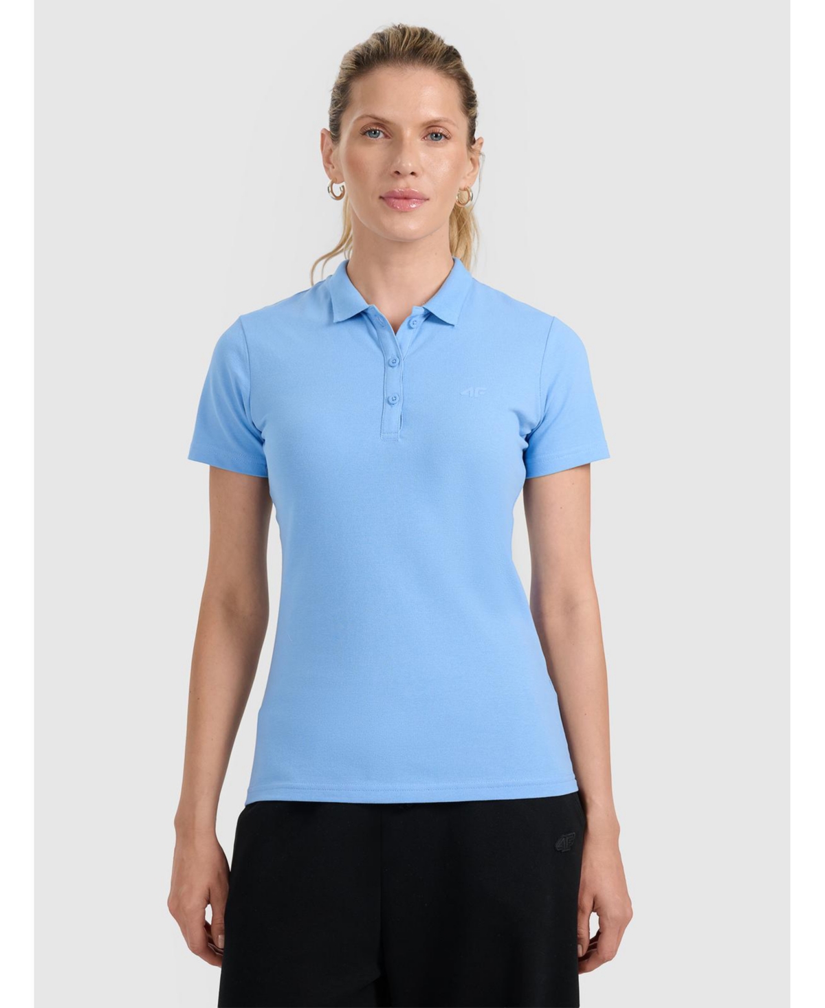 Click here for 4F Womens slim polo shirt - navy blue prices