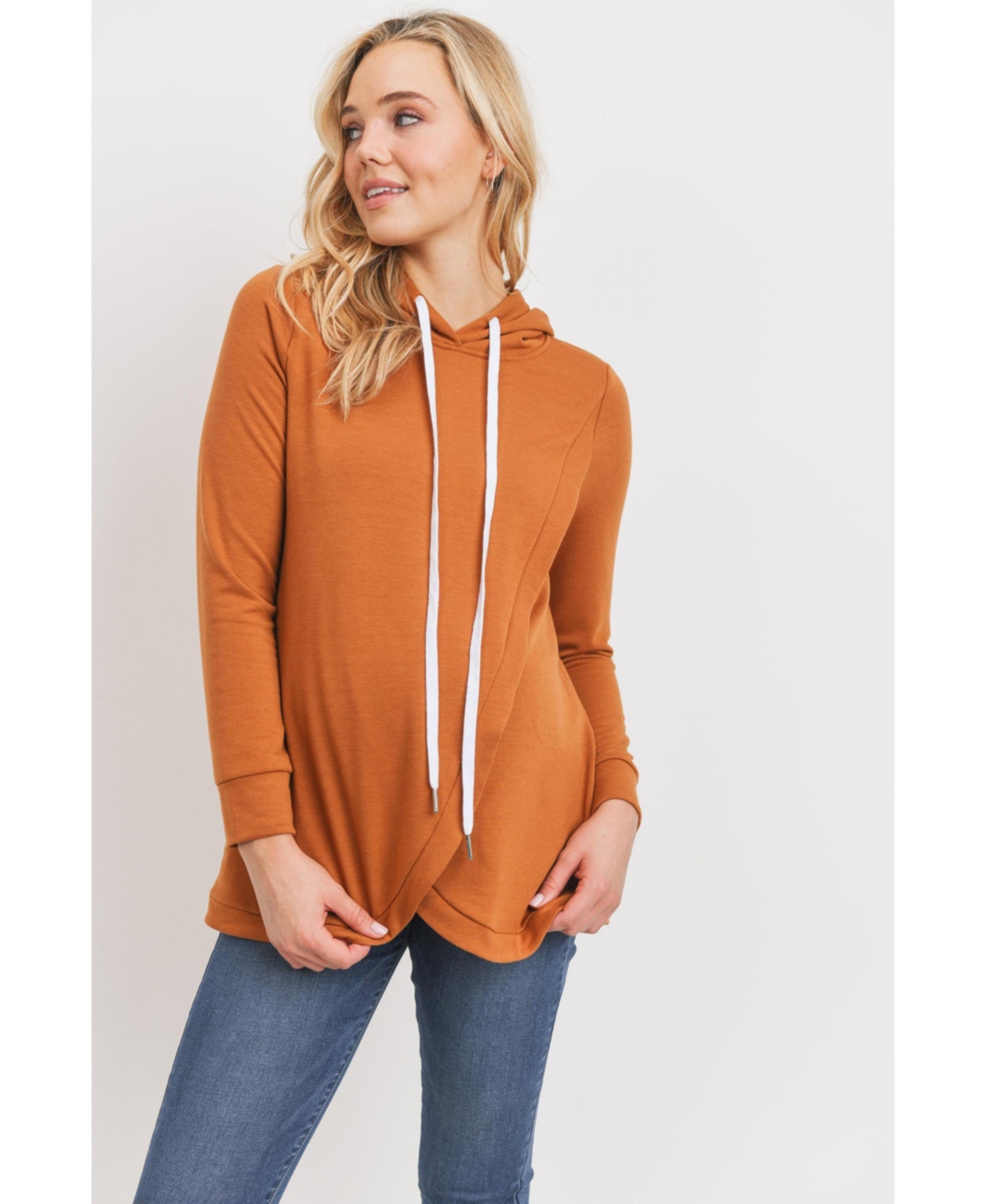 Click here for Hello Miz Maternity Crossover Drawstring Nursing H... prices