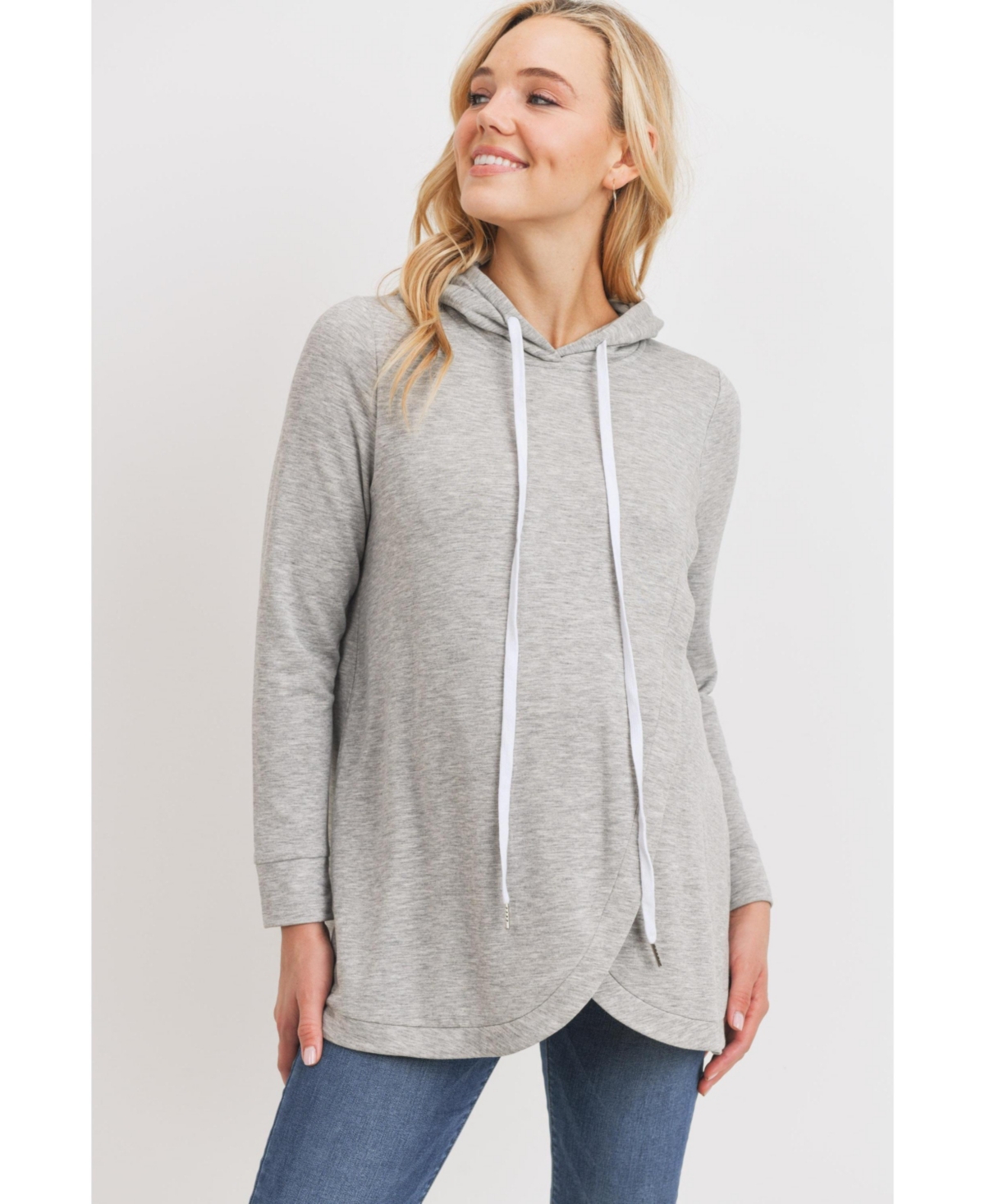 Click here for Hello Miz Maternity Crossover Drawstring Nursing H... prices