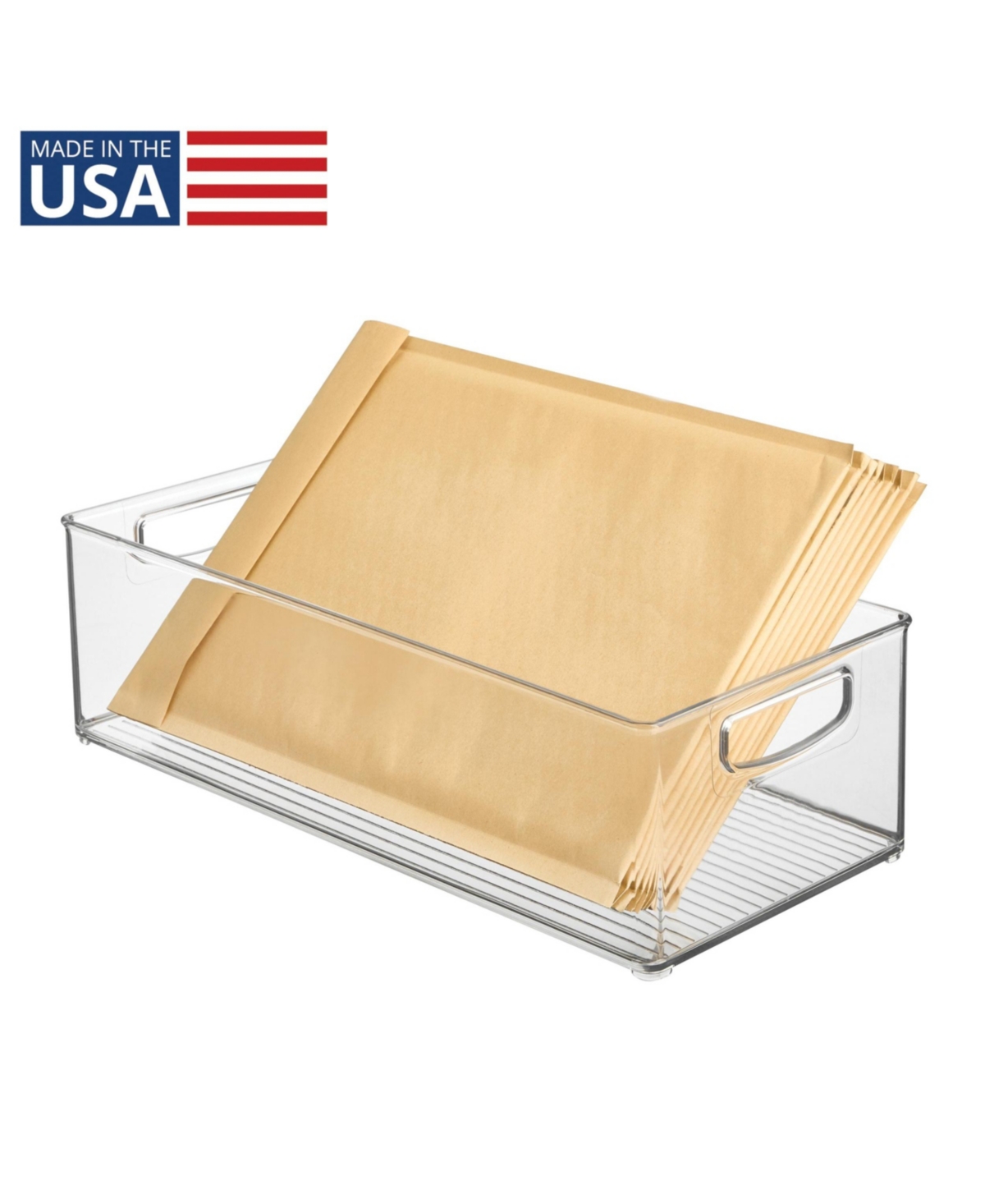 Click here for iDesign Plastic Stackable Pantry Bin with Handles... prices