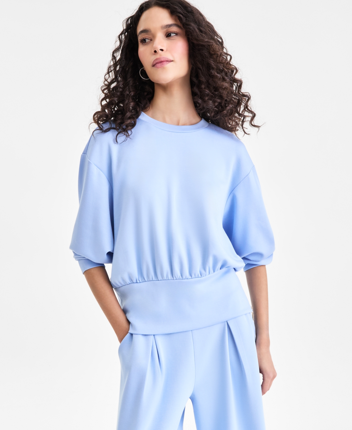 Click here for I.n.c. International Concepts Womens Banded-Bottom... prices