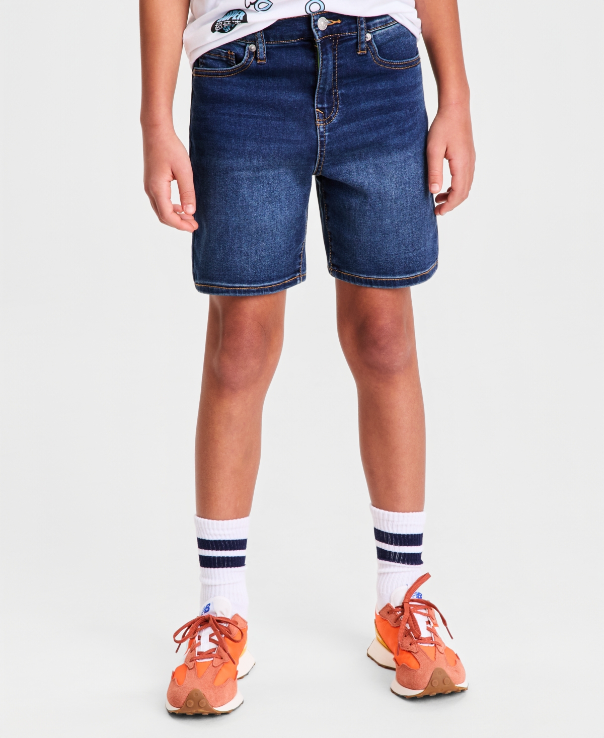 Click here for Epic Threads Boys 5-20 Steinway Knit Denim Shorts... prices
