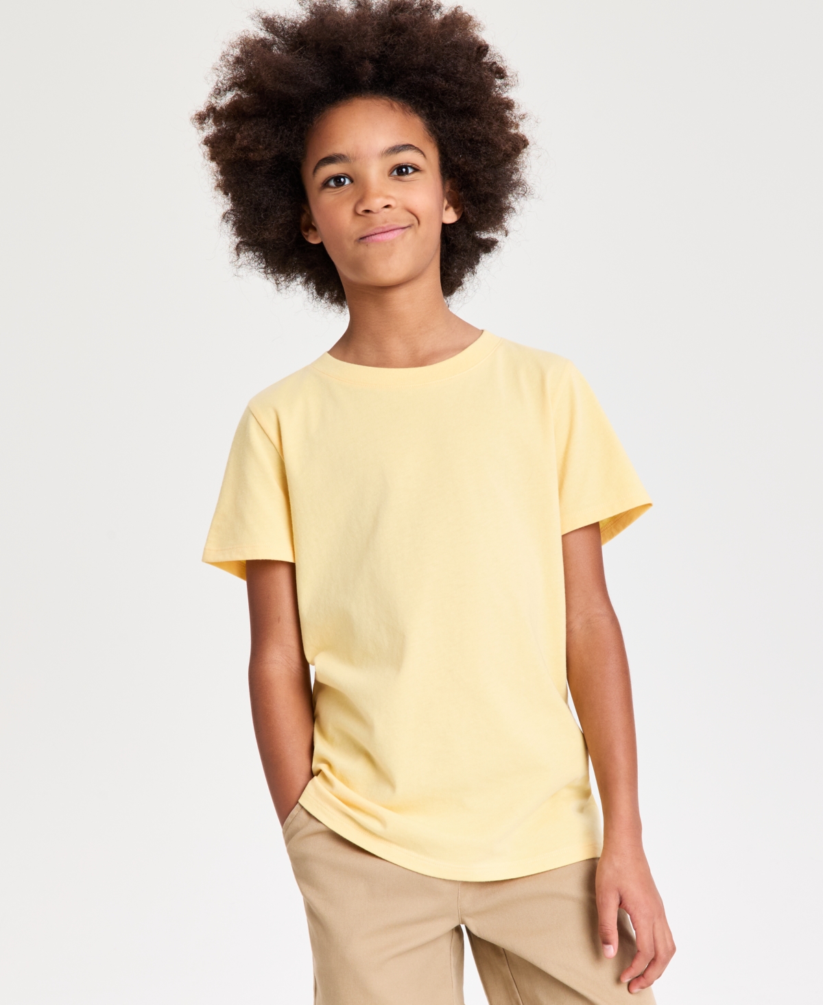 Click here for Epic Threads Little & Big Boys Solid T-Shirt  Crea... prices