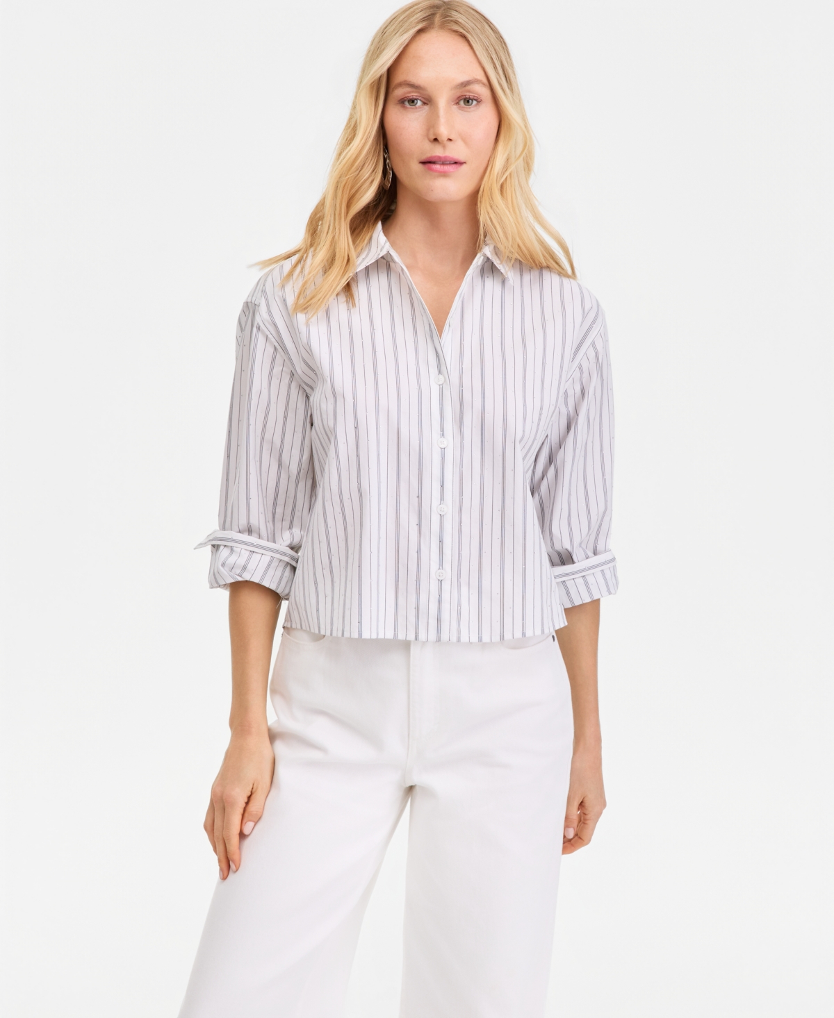 Click here for I.n.c. International Concepts Womens Crystal Embel... prices