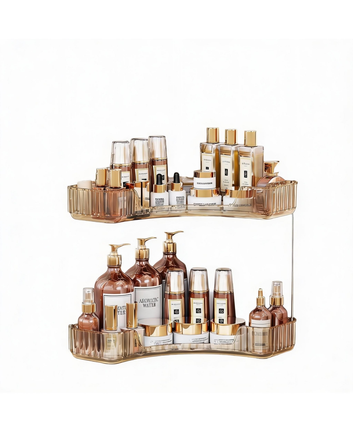 Click here for Yigii 2-Tier Corner Bathroom Organizer with Brush... prices