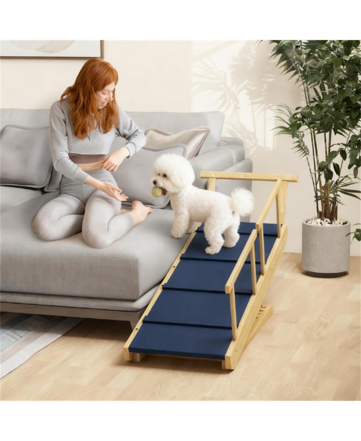 Click here for Aostirmotor Dog Stairs with for Small to Large Dog... prices