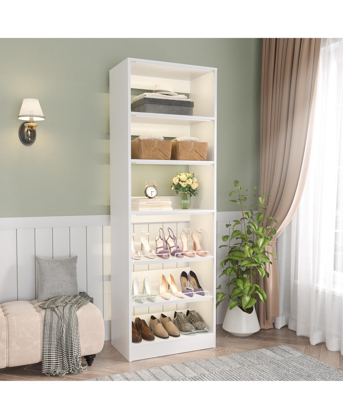 Click here for Aheaplus Closet Organizer with Adjustable Shoe She... prices