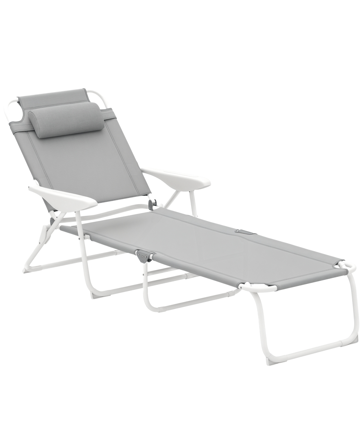 Click here for Outsunny Folding Chaise Lounge  Outdoor Sun Tannin... prices