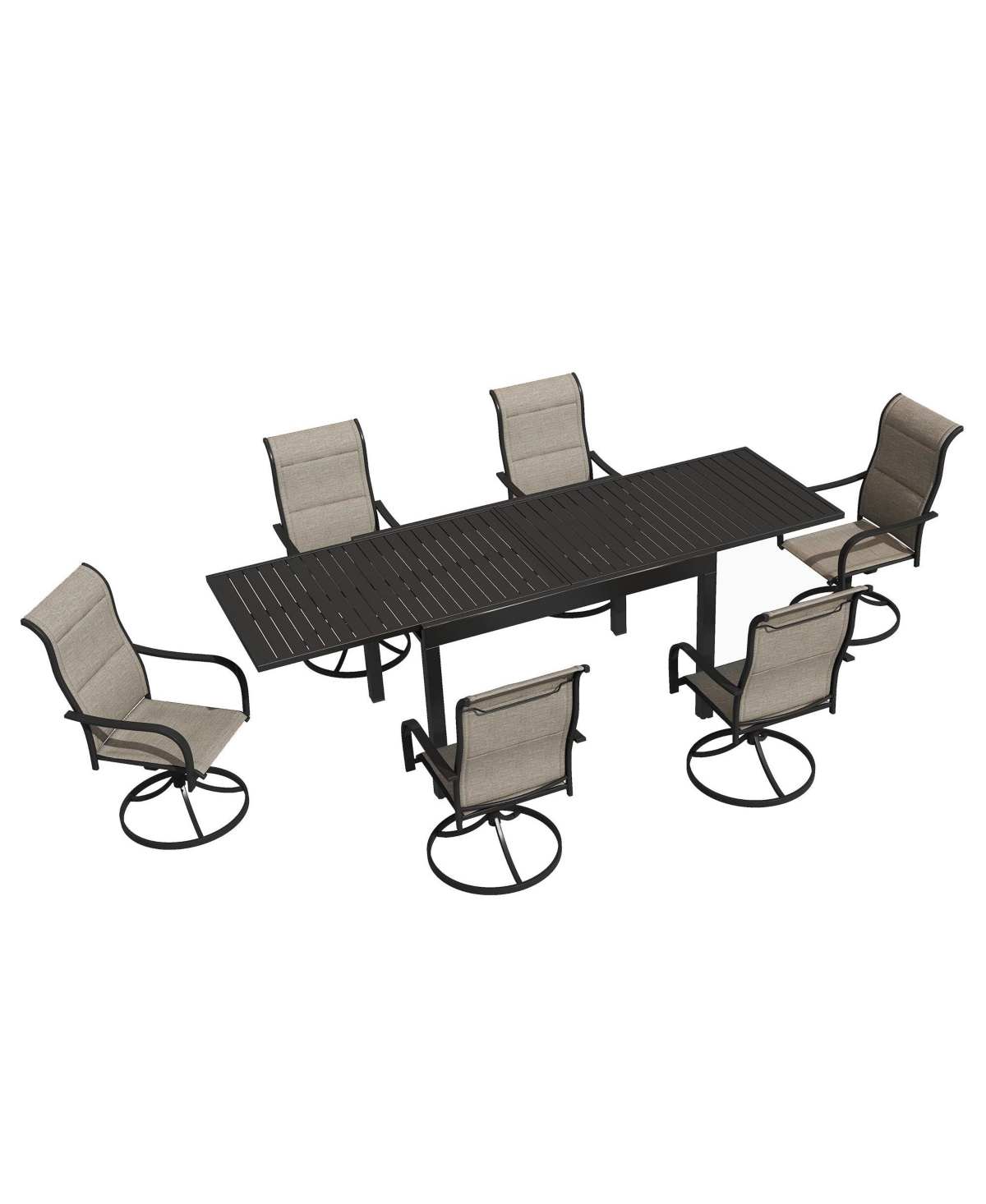 Click here for Boyel Living 7-Piece Outdoor Dining Set with Alumi... prices