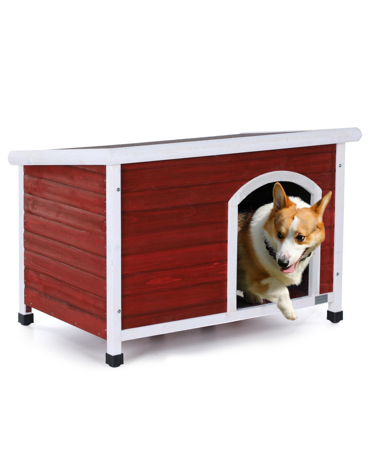 Click here for Runesay Medium Wooden Outdoor Dog House with Water... prices