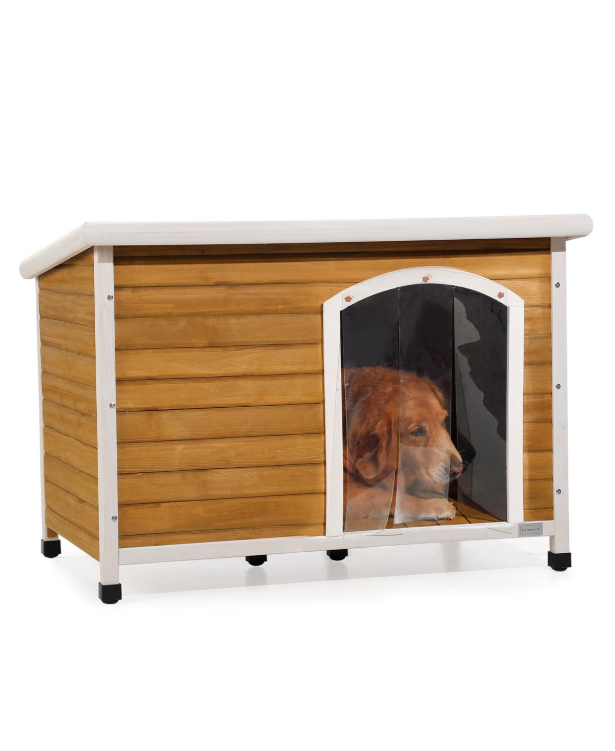 Click here for Runesay Medium Wooden Outdoor Dog House with Water... prices
