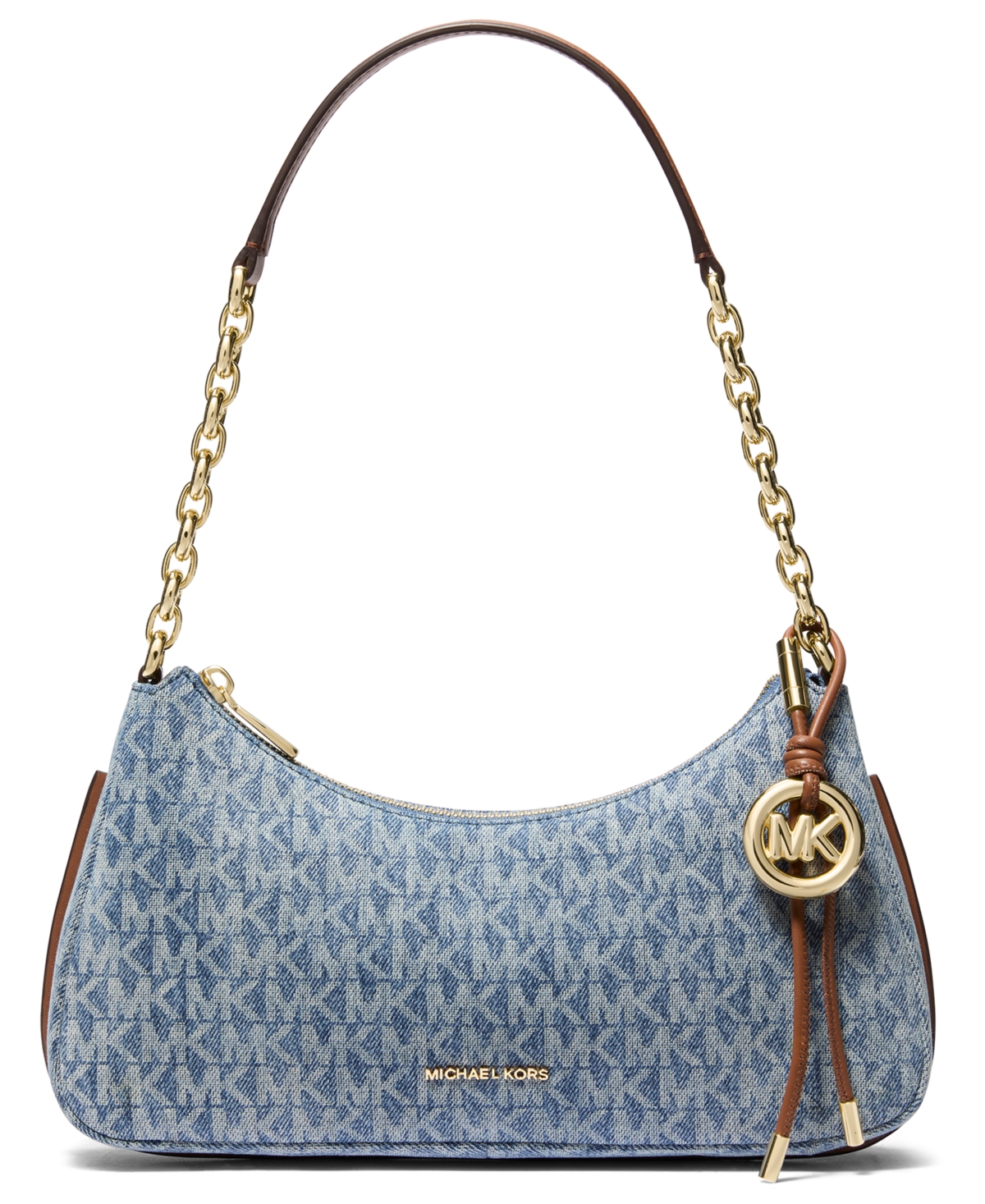 Click here for Michael Kors Nolita Chain Small Top Zip Pochette B... prices