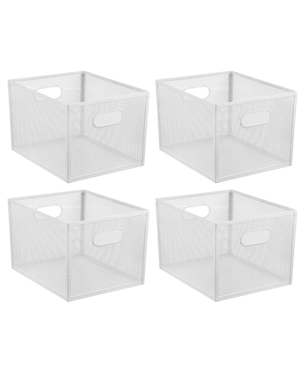 Click here for mDesign Perforated Metal Storage Bin with Handles... prices