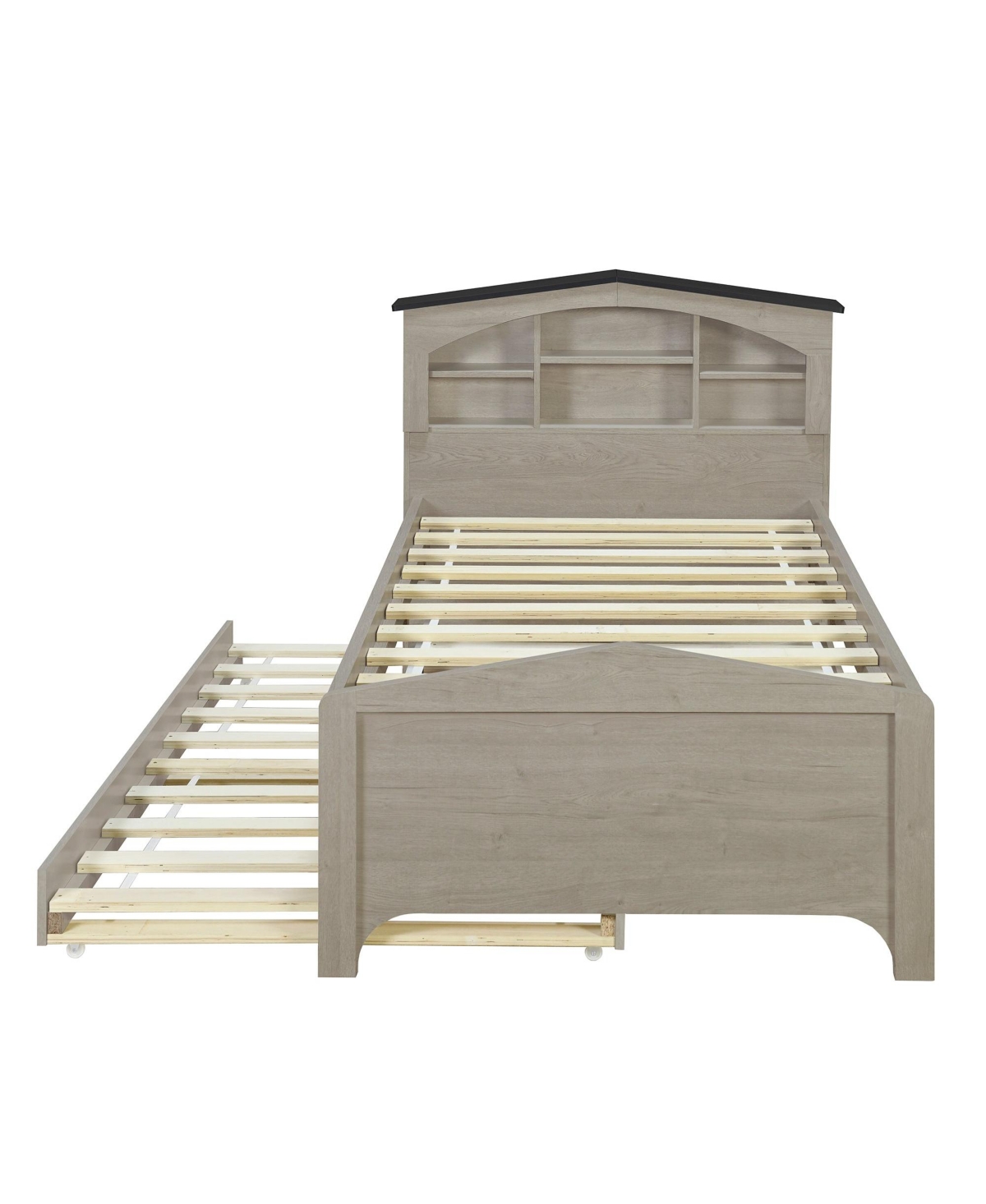 Click here for Boyel Living Twin Size Wood Platform Bed with Hous... prices