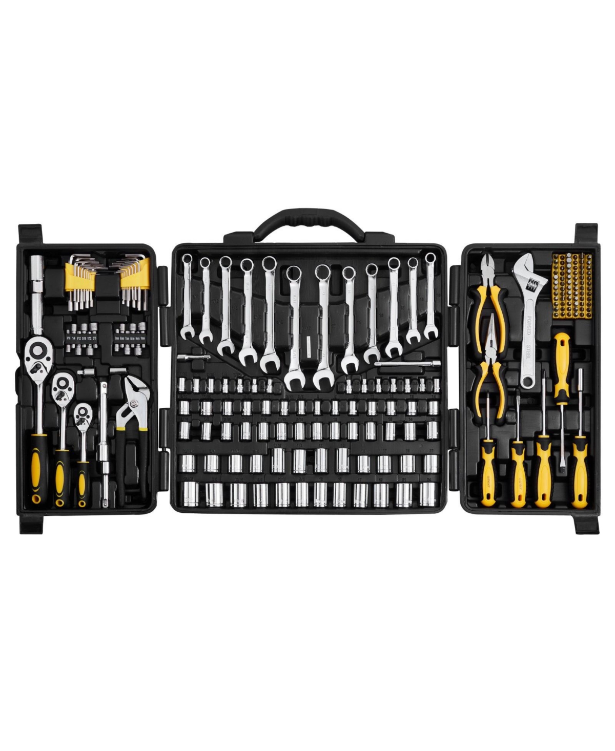 Click here for Mecale 207-Piece Mechanics Tool Set  1/4" 3/8... prices