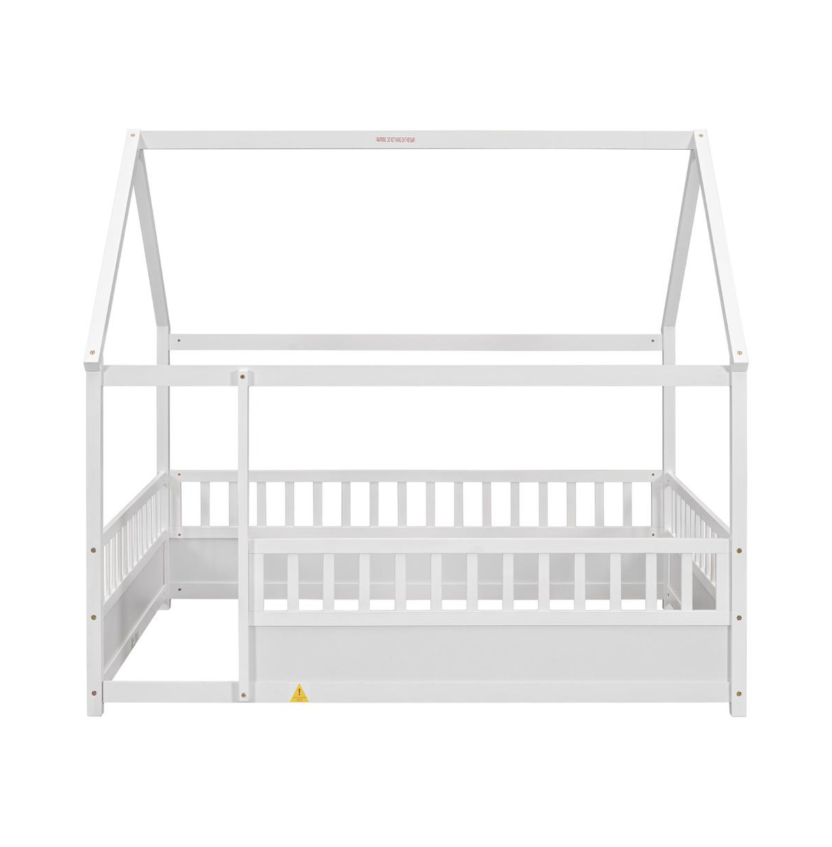 Click here for Cesicia Full Size Wooden Floor Bed with House Roof... prices