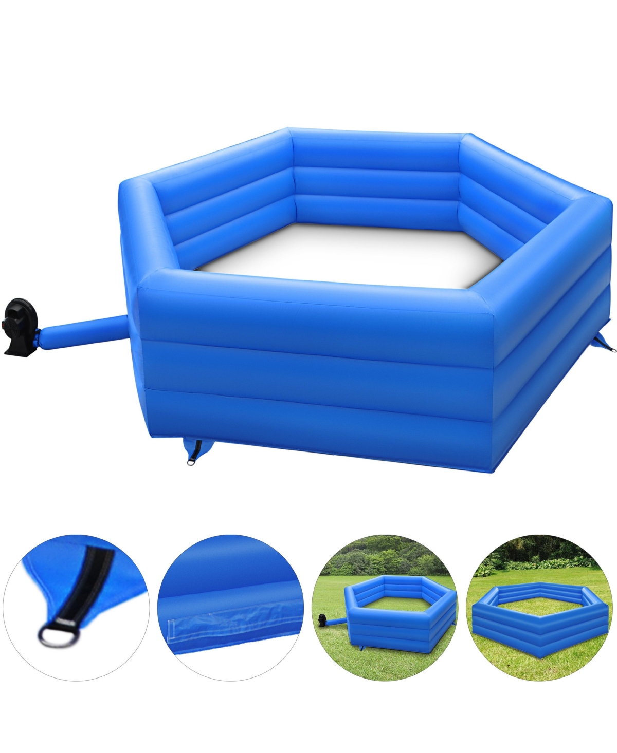 Click here for Mecale 15 ft Inflatable Gaga Ball Pit with Electri... prices