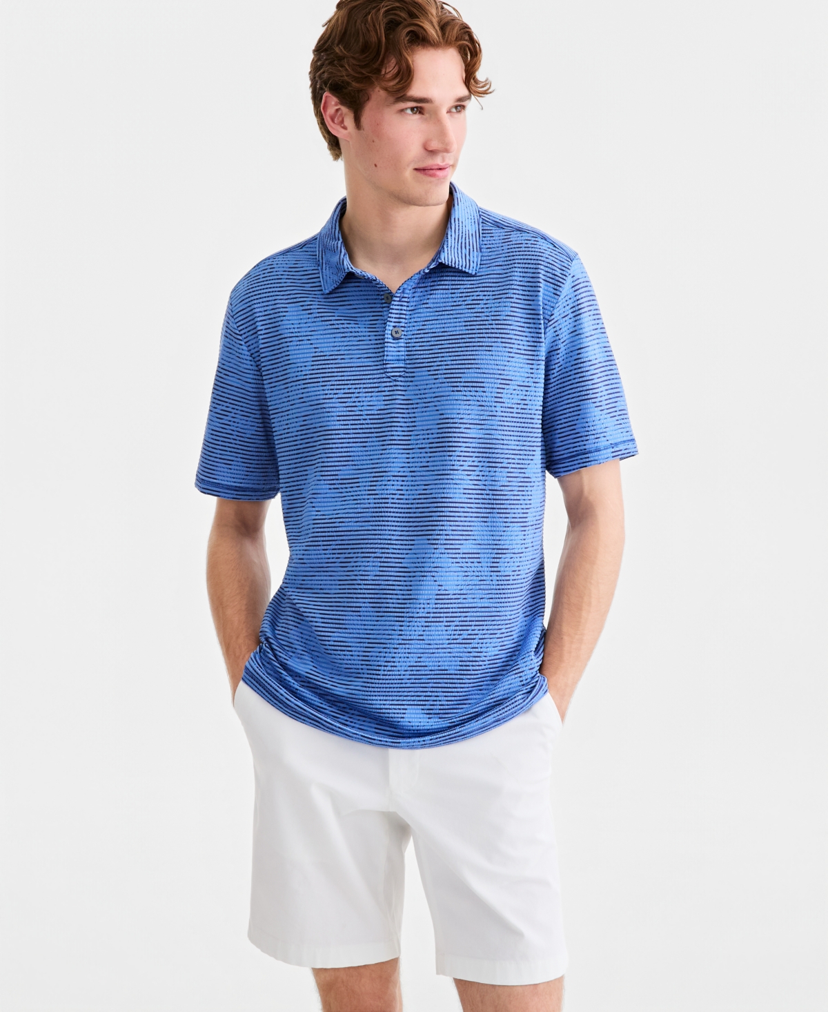 Click here for Tommy Bahama Mens Costa Wave Twilight Canopy Polo... prices