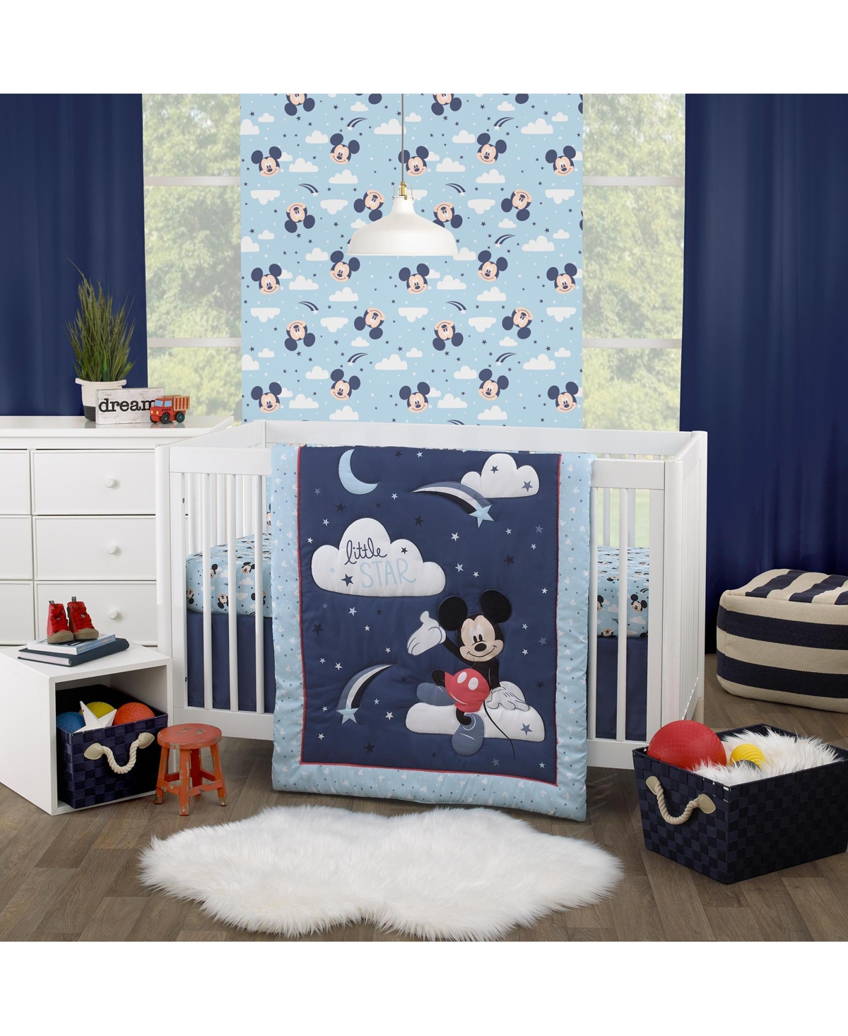 Click here for NoJo Disney Mickey Mouse Little Star Blue  Navy an... prices