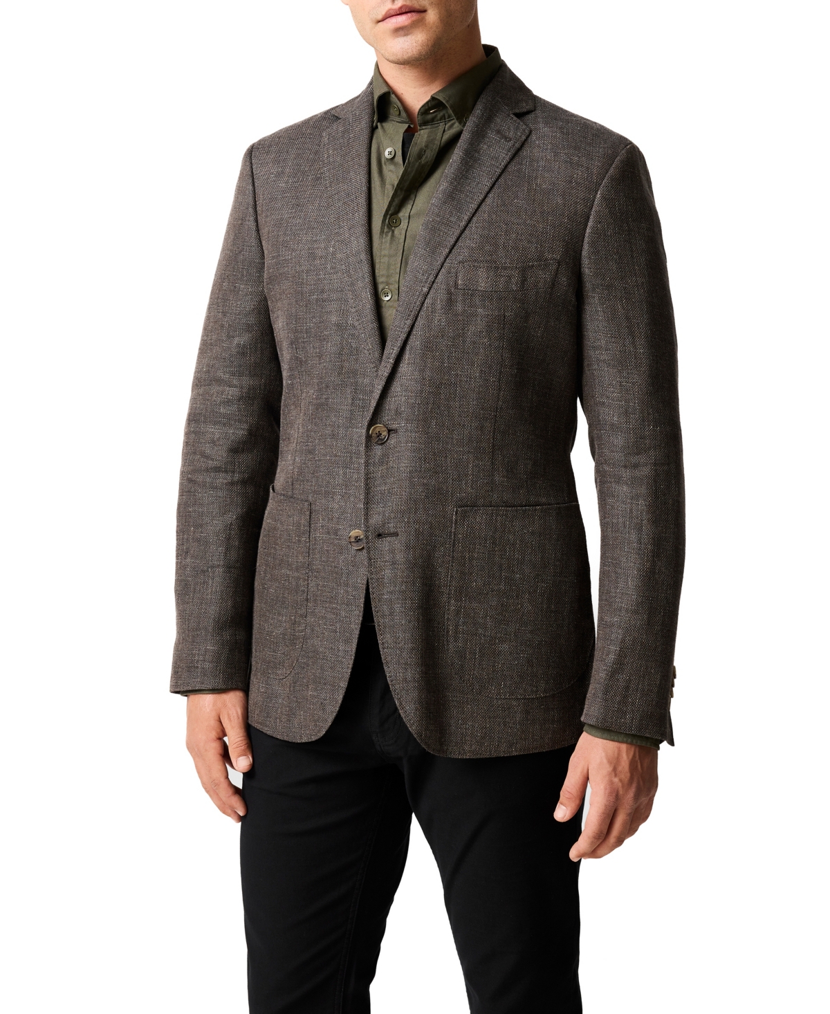 Click here for Rodd Gunn Mens The Cascades Slim Fit Jacket - Gran... prices