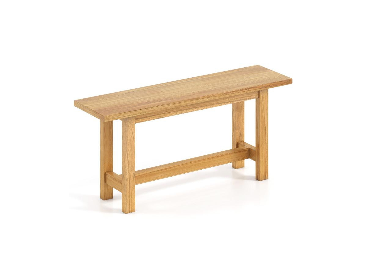 Click here for Slickblue Teak Wood Patio Bench for Porch  Garden... prices