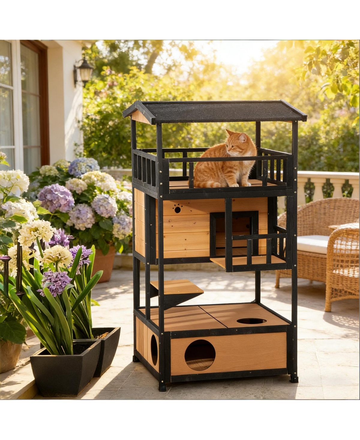 Click here for Zeus & Ruta Wooden Pet House - Yellow prices