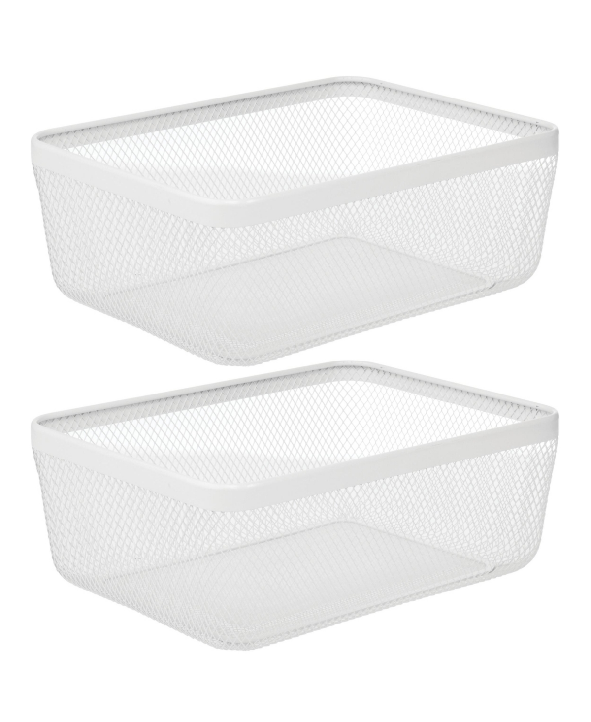 Click here for mDesign Metal Mesh Pantry Basket for Kitchen Stora... prices