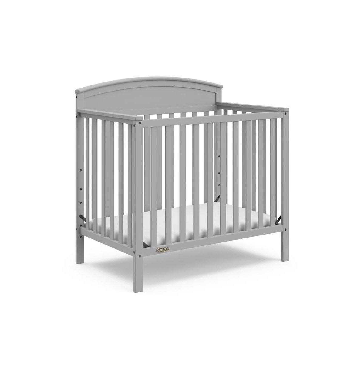 Click here for Graco Benton 4-In-1 Convertible Mini Crib - Pebble prices